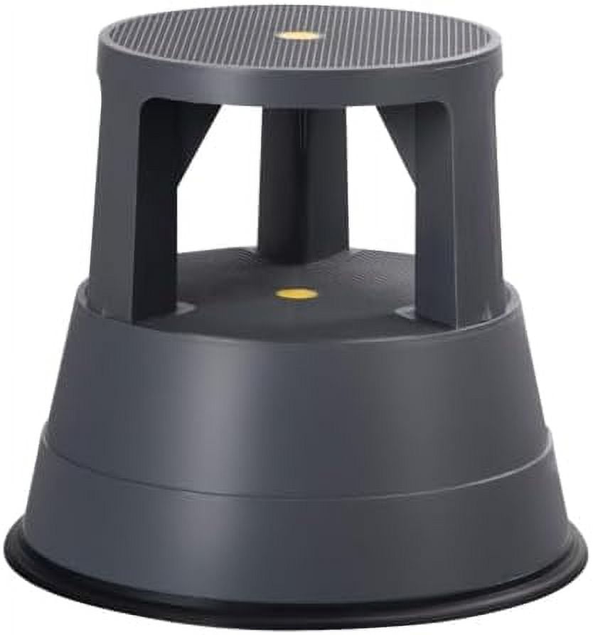 Rolling Step Stools with Wheels, Kick Step Stool Holds up to 350 lbs ...