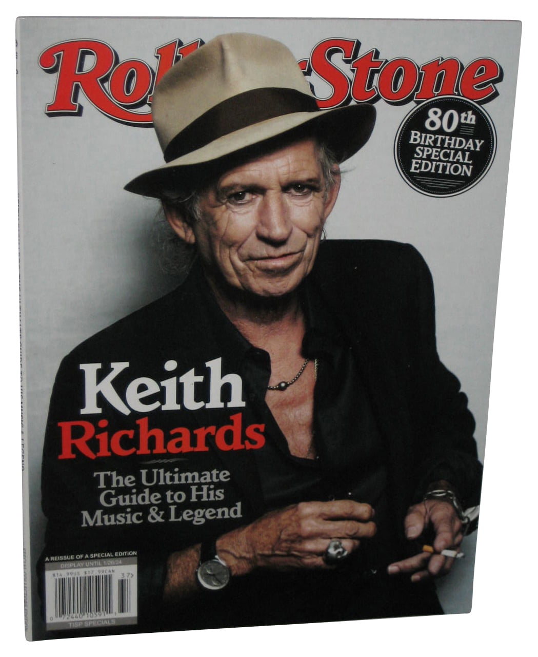 Rolling Stone 80th Birthday Special Keith Richards (2023) Magazine Book ...