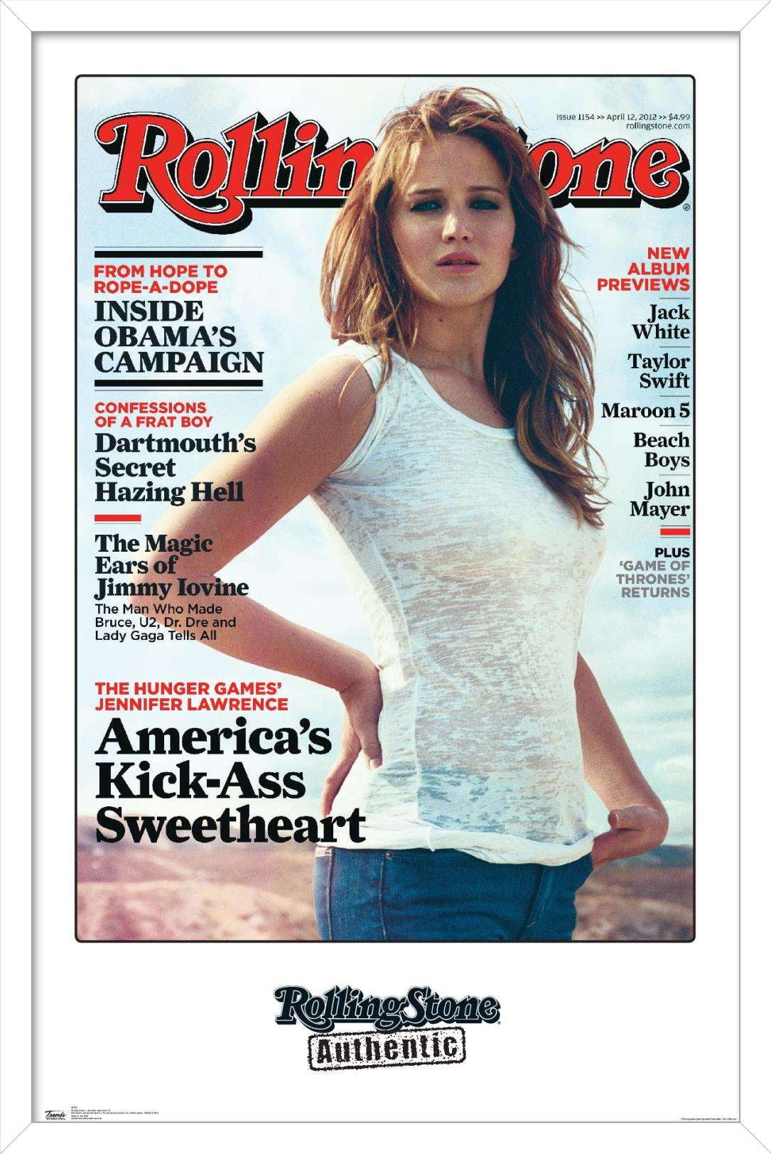 Jennifer Lawrence Rolling Stone Wallpaper
