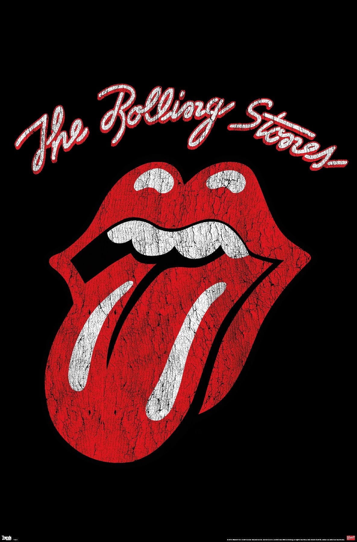 Rolling Stones - Classic Logo Wall Poster, 22.375" x 34" - Walmart ...