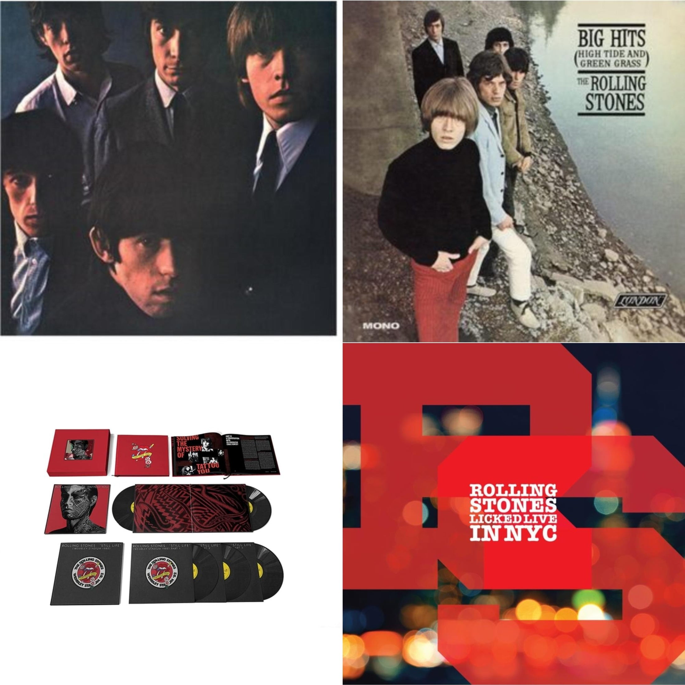 Rolling Stones No.2 (180G) & Big Hits (High Tide Green Grass LP Vinyl ...