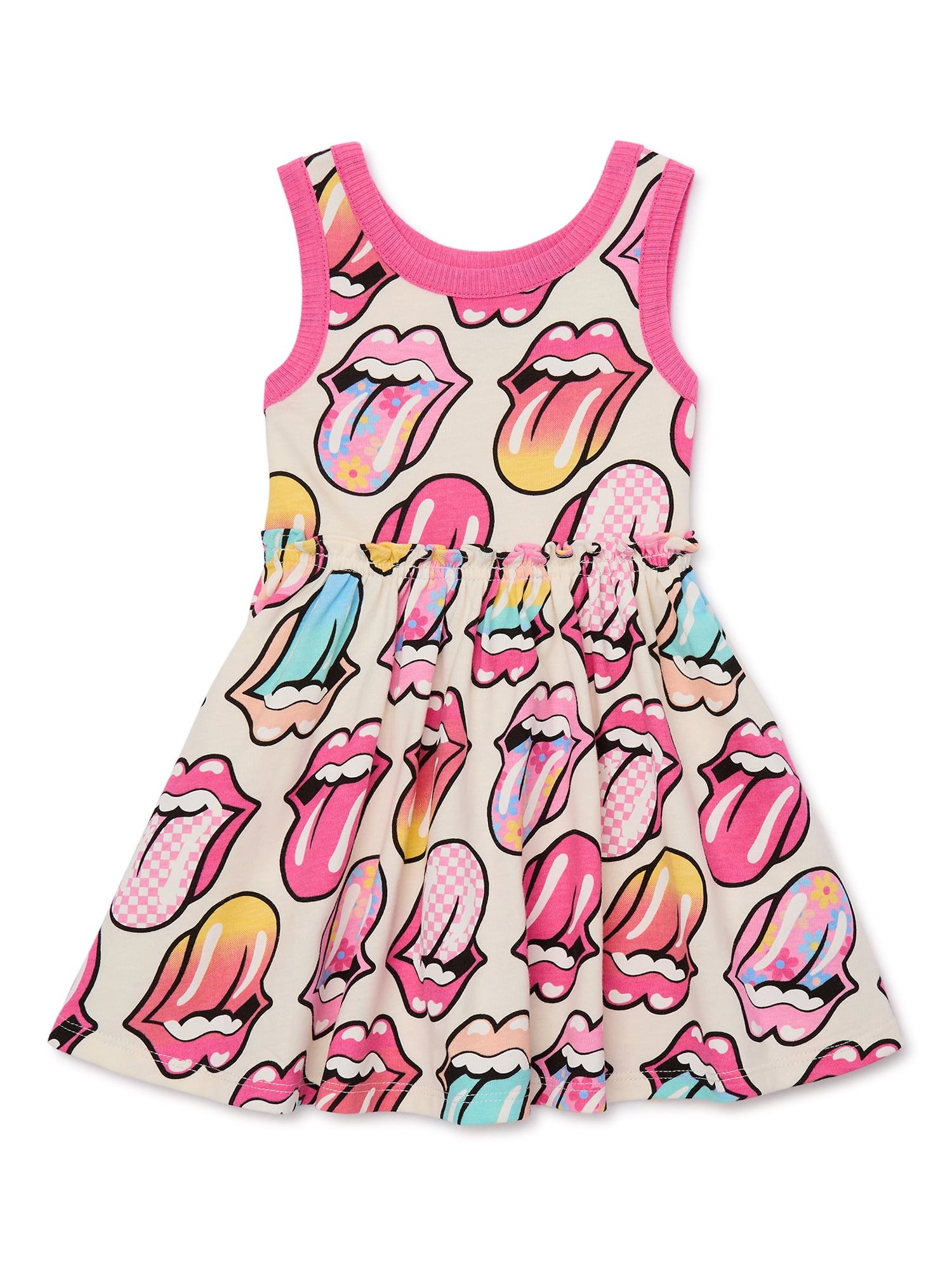 Rolling Stones Toddler Girls Tank Dress, Sizes 12M-5T - Walmart.com