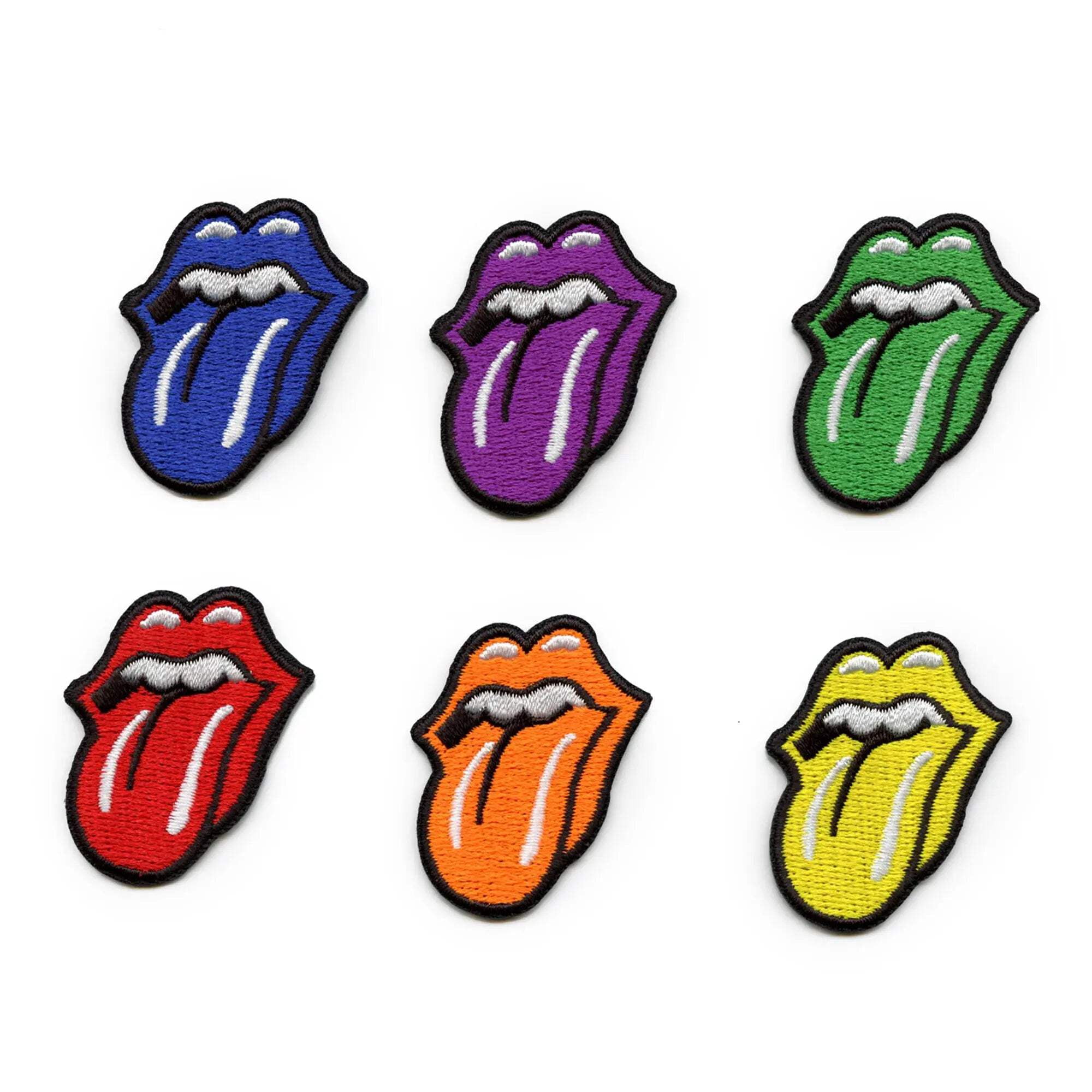 Rolling Stones Classic Band Embroidered Mini Logo Iron-On Patch for ...