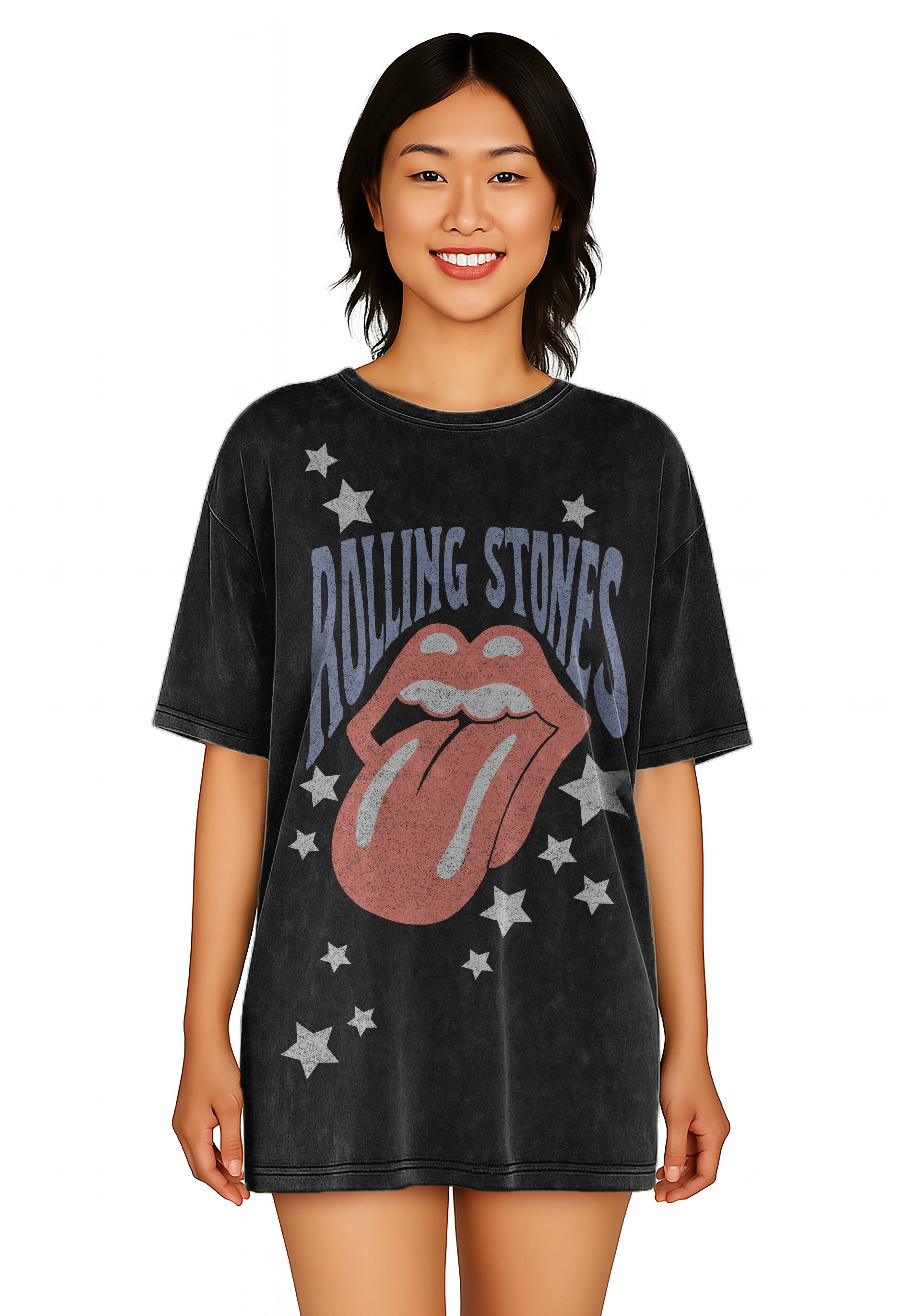 Rolling Stones Women's Oversized Sleep Shirt, Sizes XS-3X - Walmart.com