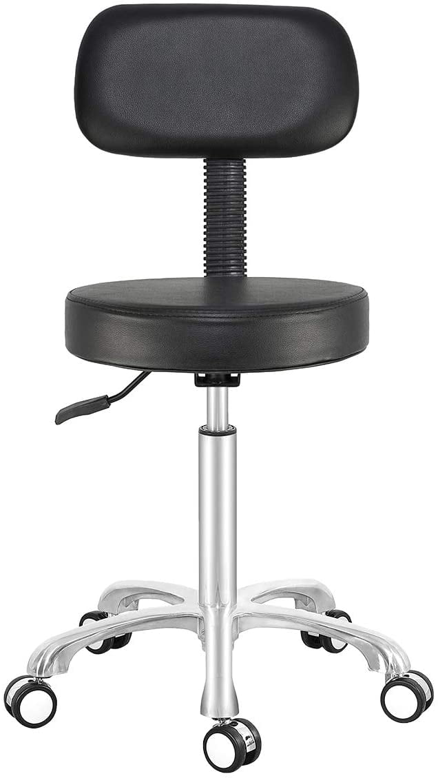 Rolling Stool Drafting Chair for Garage Shop Workbench Kitchen Medical ...