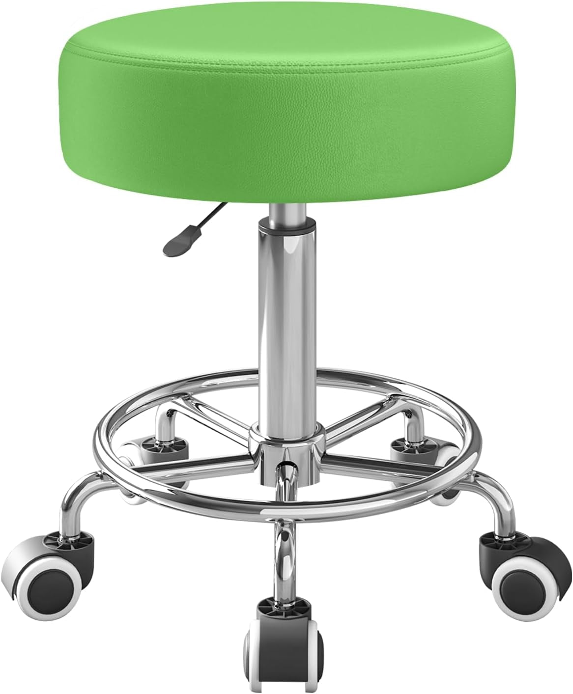 Rolling Stool, Heavy Weight Capacity 250lb, PU Leather Rolling stools ...
