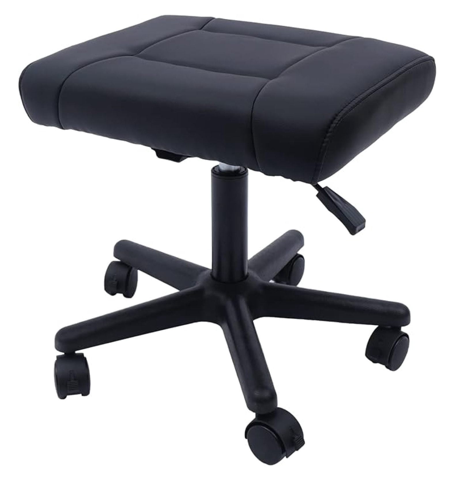 Rolling Stool with Wheels, Ergonomic Rolling Ottoman Leg and Foot Rest ...