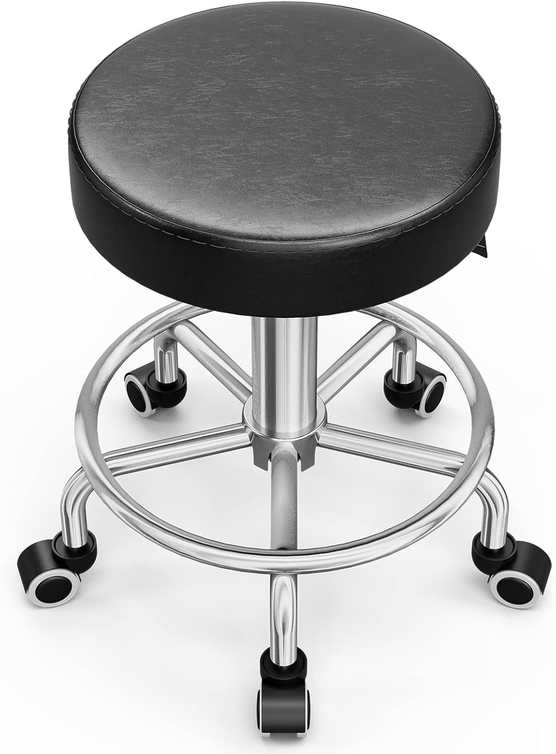 Rolling Stools with Wheels | Height Adjustable Drafting Chair | 360 ...