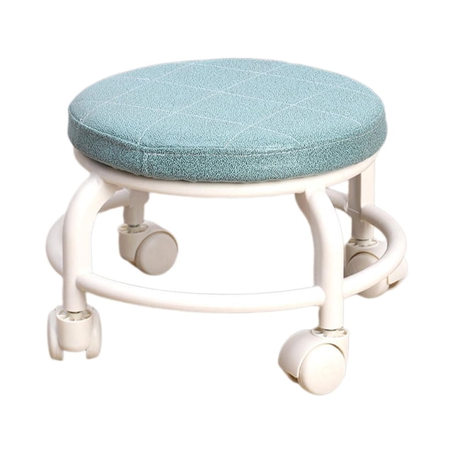 Rolling Stools with Wheels Low Height Rolling Stool Short Small Stool ...