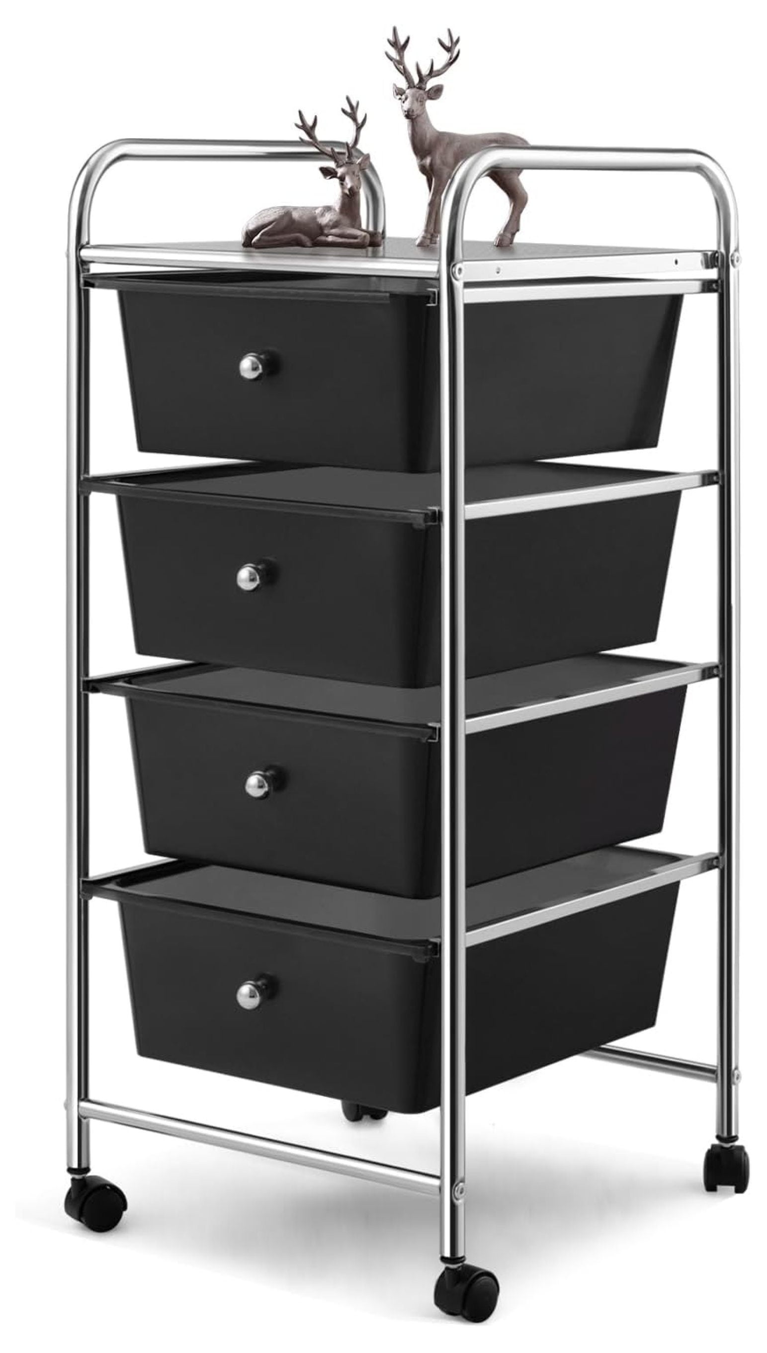 Rolling Storage Cart with 4 Drawers, Crafts, Arts, Hobbies and School ...