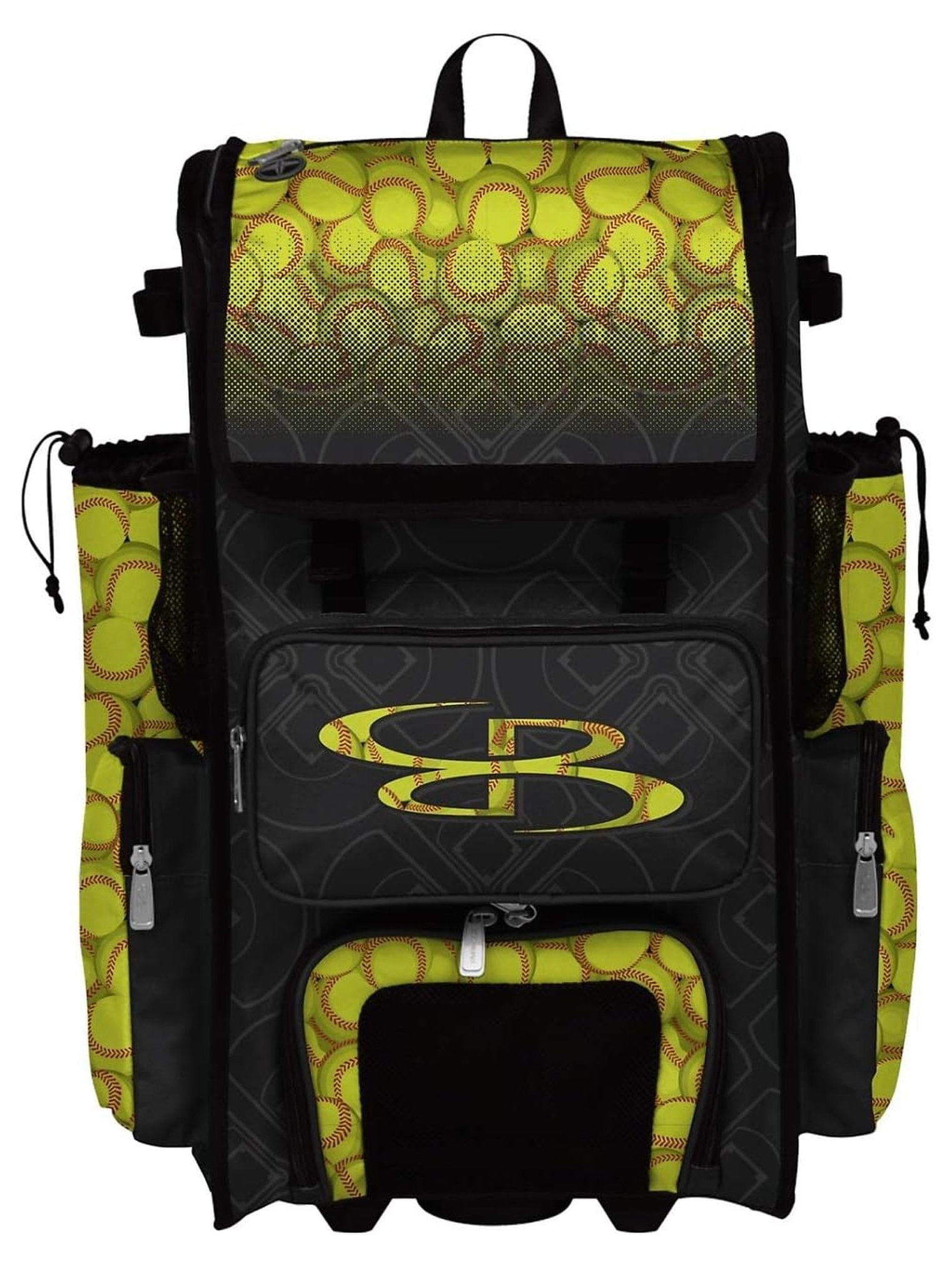 Rolling Superpack 2.0 Baseball/Softball Gear Bag - 23-1/2" x 13-1/2" x ...