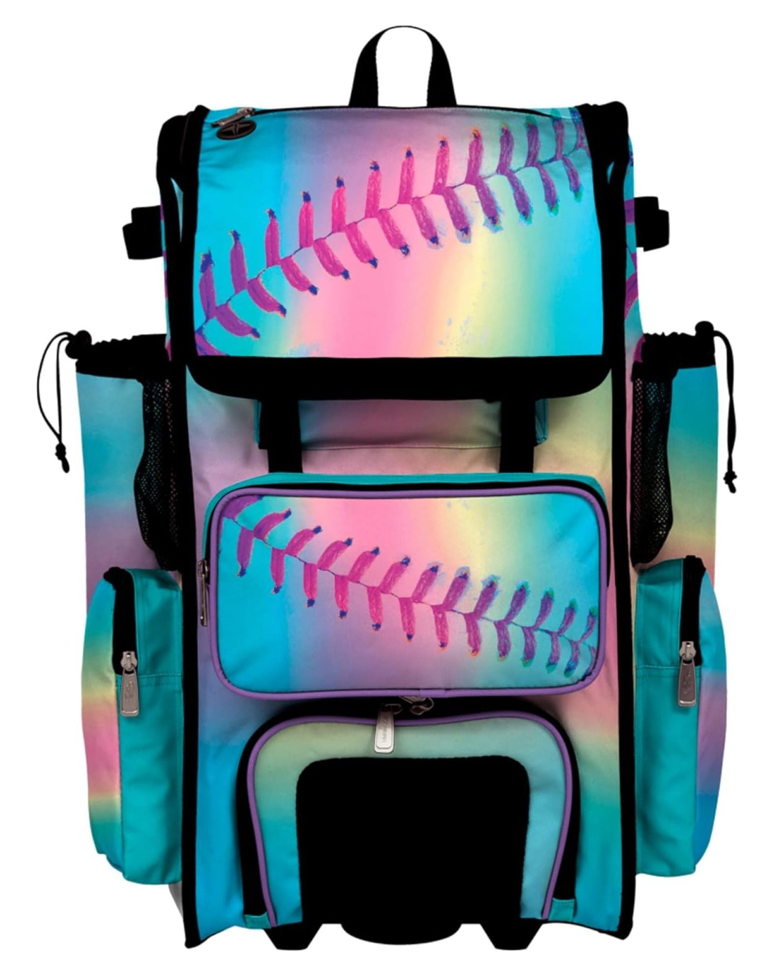 Rolling Superpack Baseball/Softball Gear Bag - 23-1/2" x 13-1/2" x 9-1/ ...