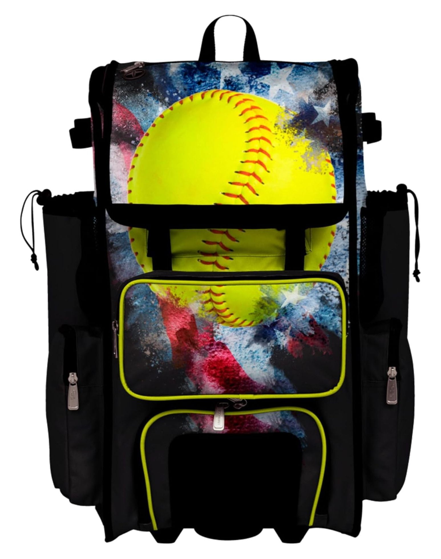 Rolling Superpack Baseball/Softball Gear Bag - Telescopic Handle ...
