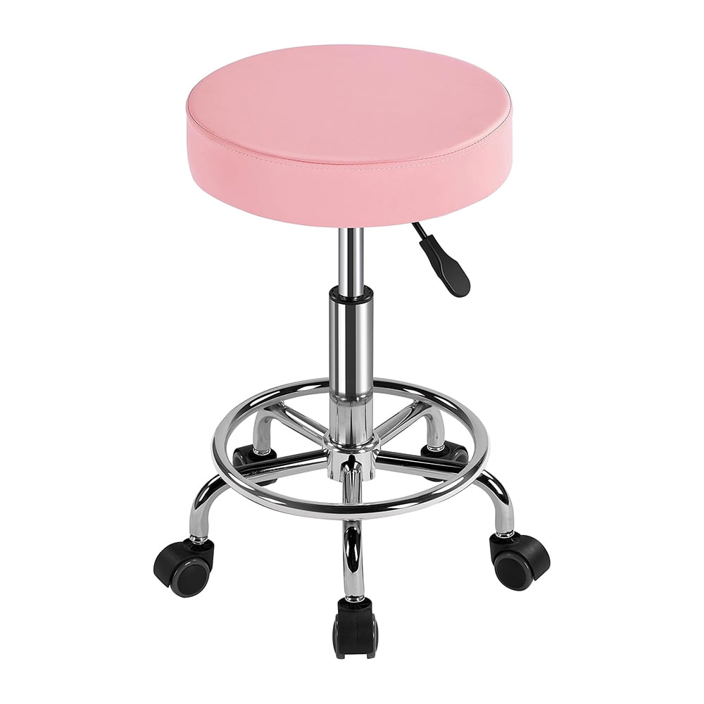 Rolling Swivel Salon Stool, Hydraulic Height Adjustable Chair, Salon ...