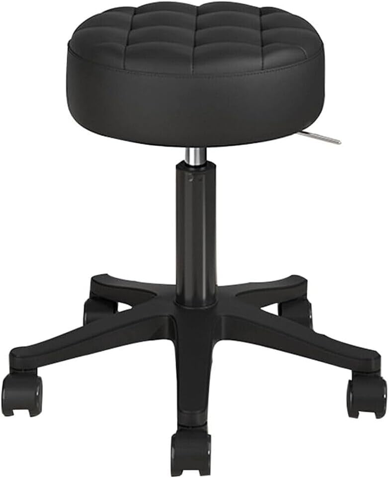 Rolling Swivel Stool,Round Adjustable Salon Stool Chair,Round Stools ...