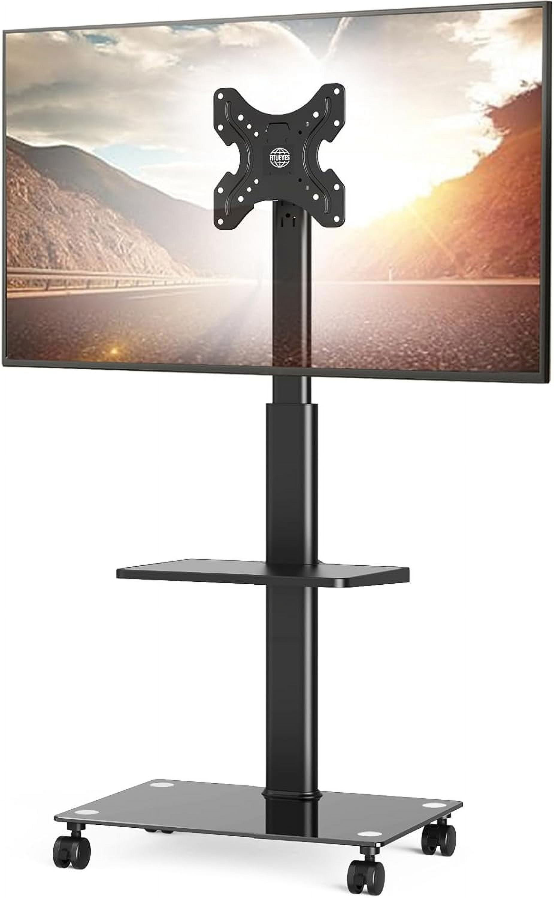 Rolling TV Stand for 19 to 43 Inch LCD LED Flat/Curved Panel Screen TVs ...