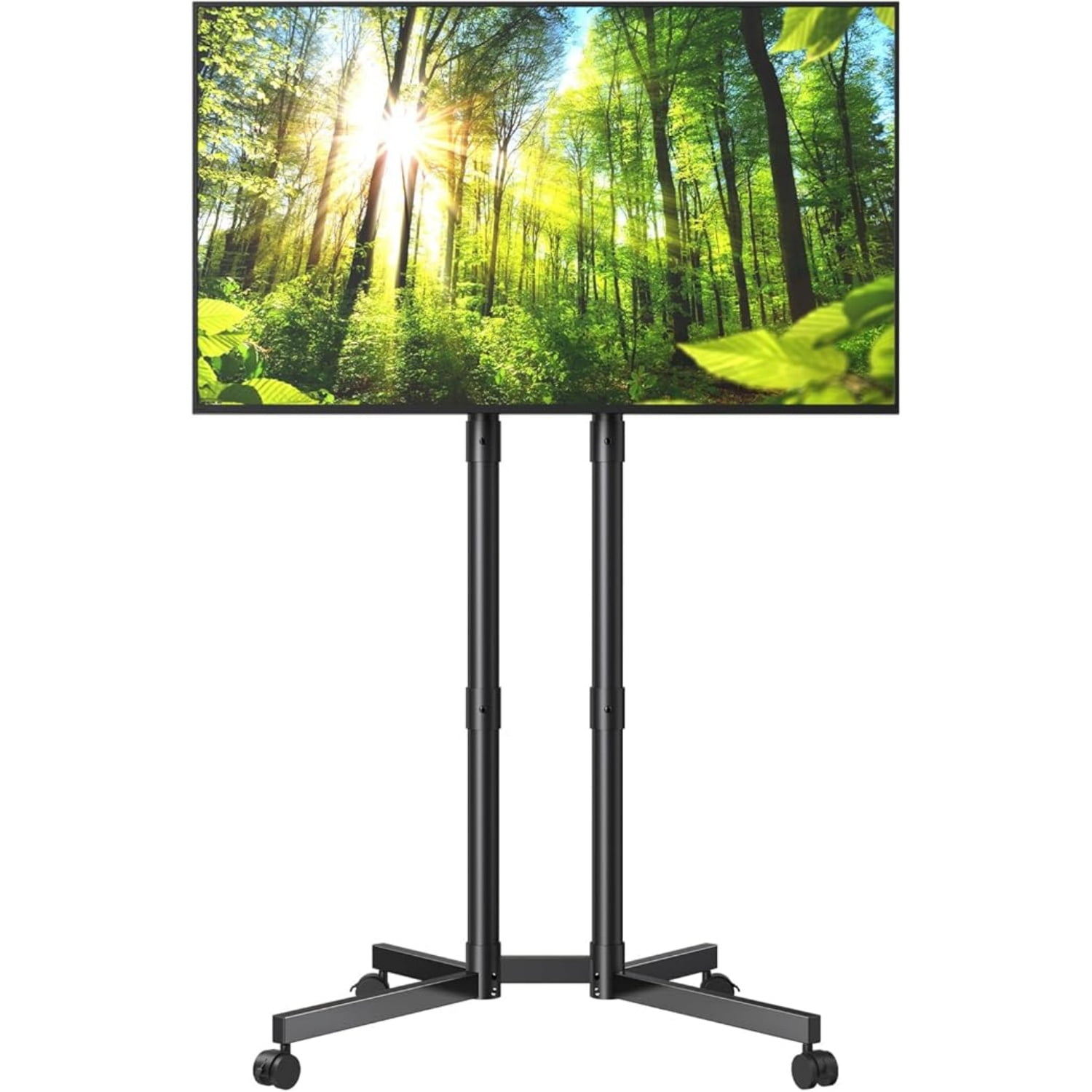 Rolling TV Stand, Mobile TV Cart for 32-70 Inch LCD LED Flat & Curved ...