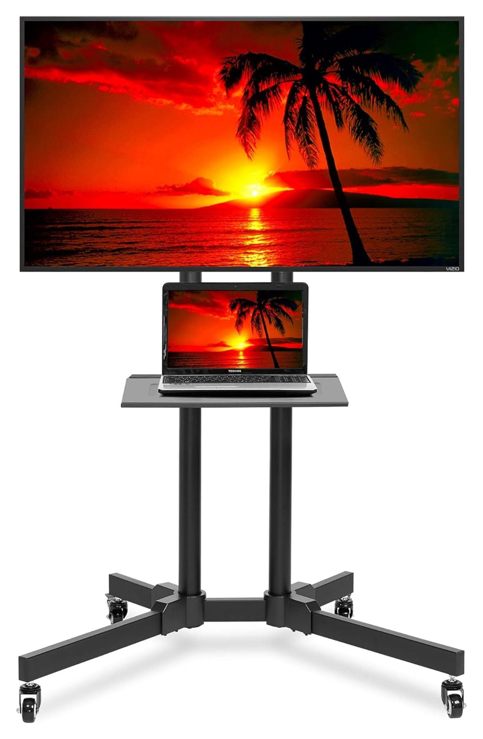 Rolling TV Stand Mobile TV Cart for 32-65 inch Plasma Screen, LED, LCD ...