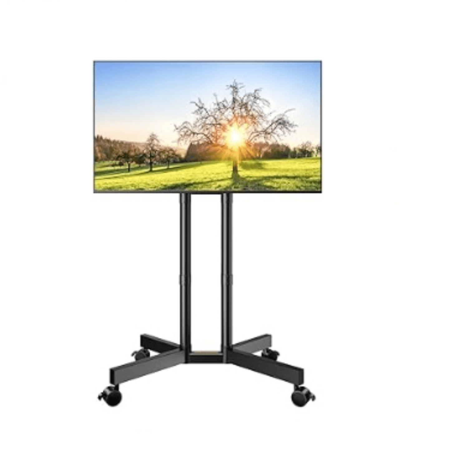 Rolling TV Stand, Mobile TV Stand with Wheels for 32-70 inch TVs ...