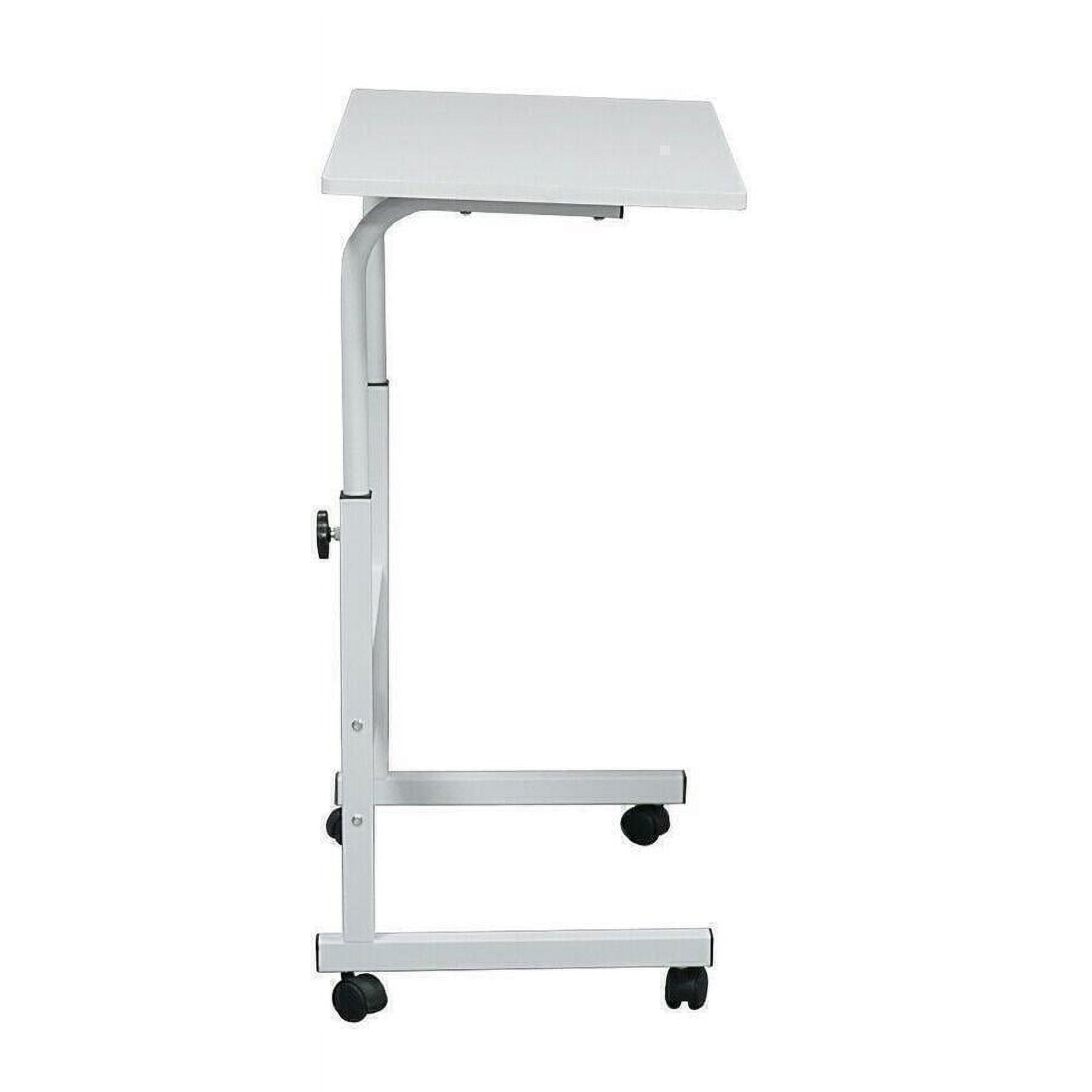 Rolling Table Stand, Removable Side Table in White, 11 lbs - Walmart.com
