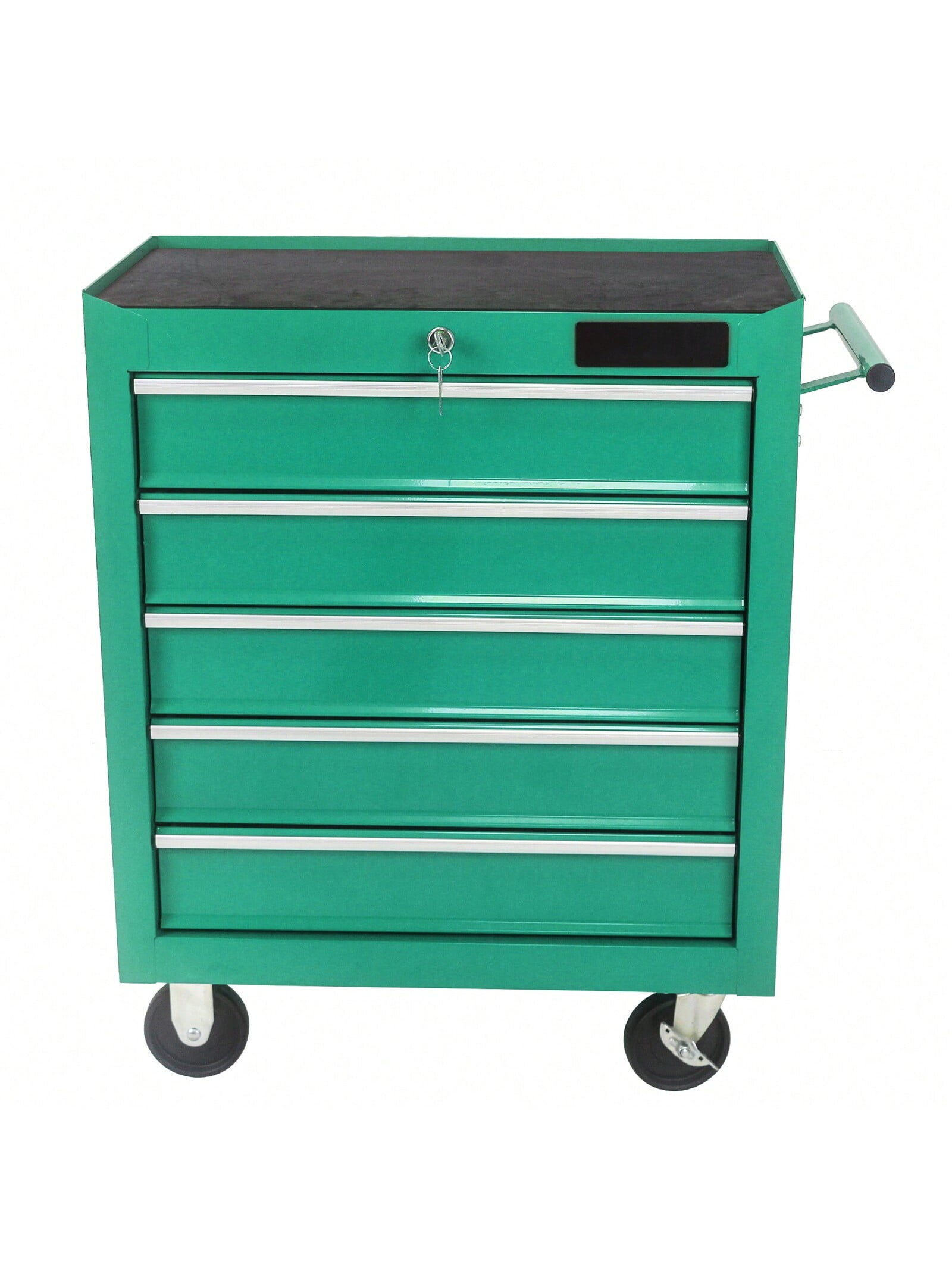 Rolling Tool Chest With 5 Drawers, Lock & Key, Wheels Tool Storage ...