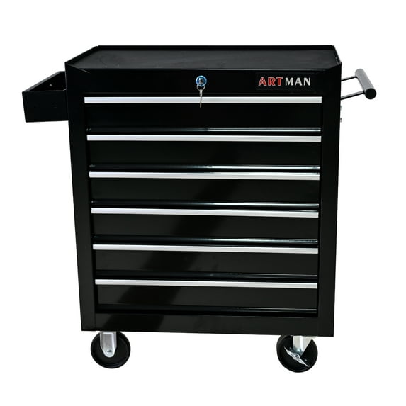 Rolling Tool Chest, 6 Drawer Tool Box with Wheels, Heavy Duty ...