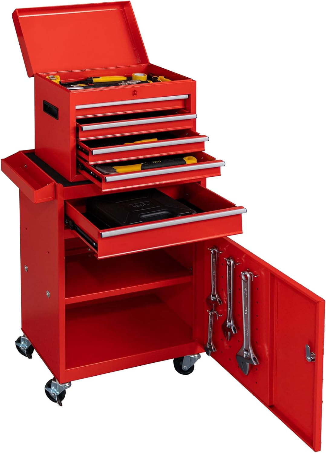 Rolling Tool Chest, Tool Cabinet Storage Box, 5-Drawer Removable Tool ...