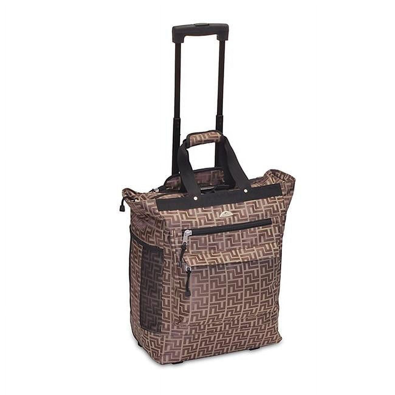 Everest 21” Unisex Rolling Tote Luggage Set, Brown - Walmart.com