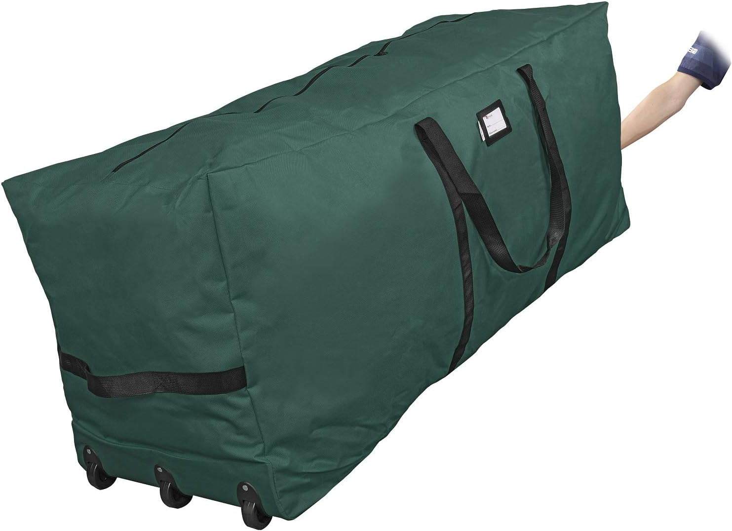 Rolling Tree Storage Bag, Fits Up to 9 ft. Disassembled Holiday Tree ...