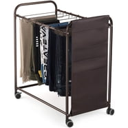 Woodlore 82063 Compact Rolling Pant Trolley with Cedar Hangers ...