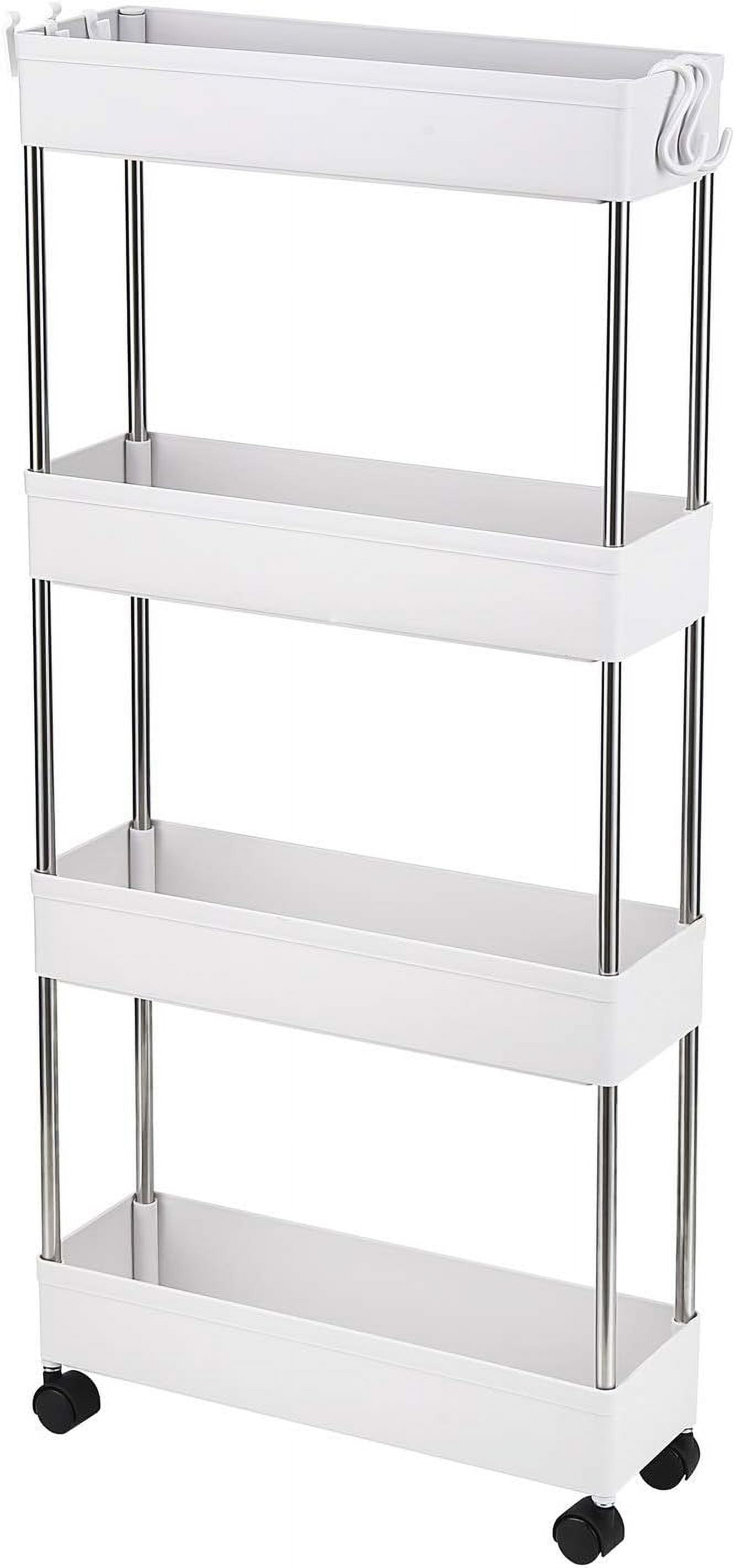 Rolling Utility Cart,Mobile Multi-Functional Storage Rack Cart with ...