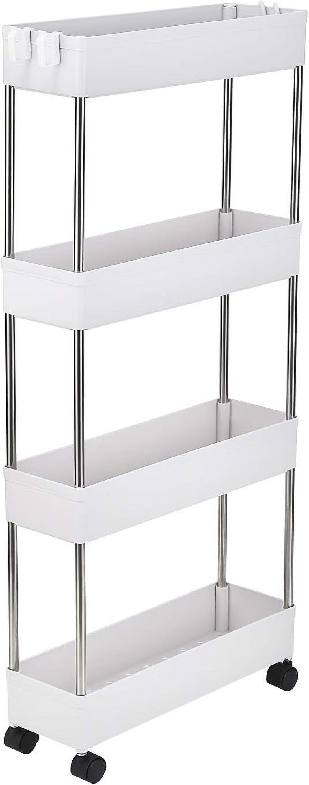 Rolling Utility Cart,Mobile Multi-Functional Storage Rack Cart with ...