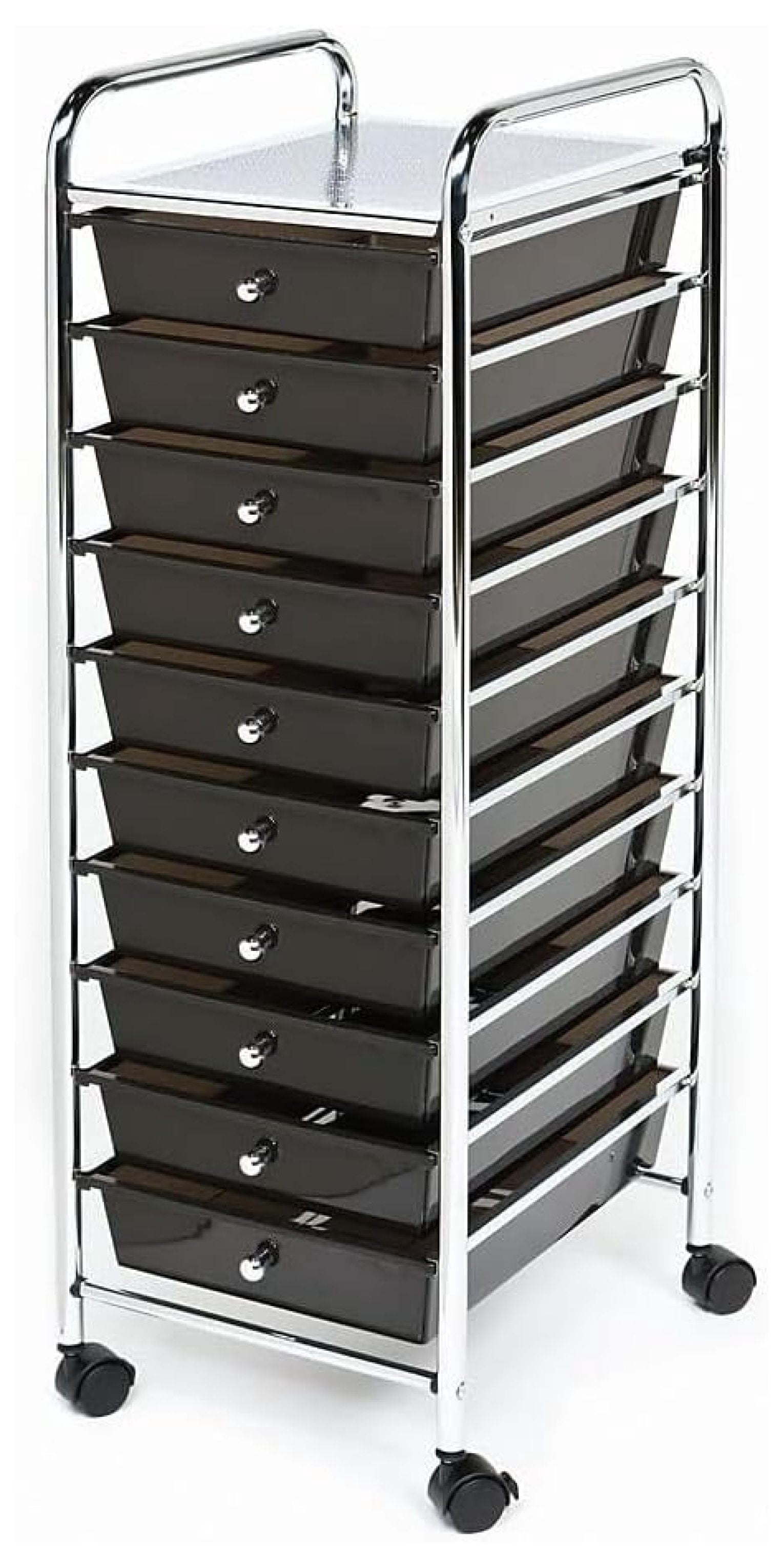 Rolling Utility Organizer Storage Cart, for Home Office, School ...