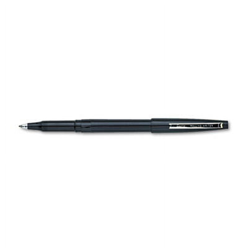 Rolling Writer Stick Roller Ball Pen, .8mm, Black Barrel/Ink, Dozen ...