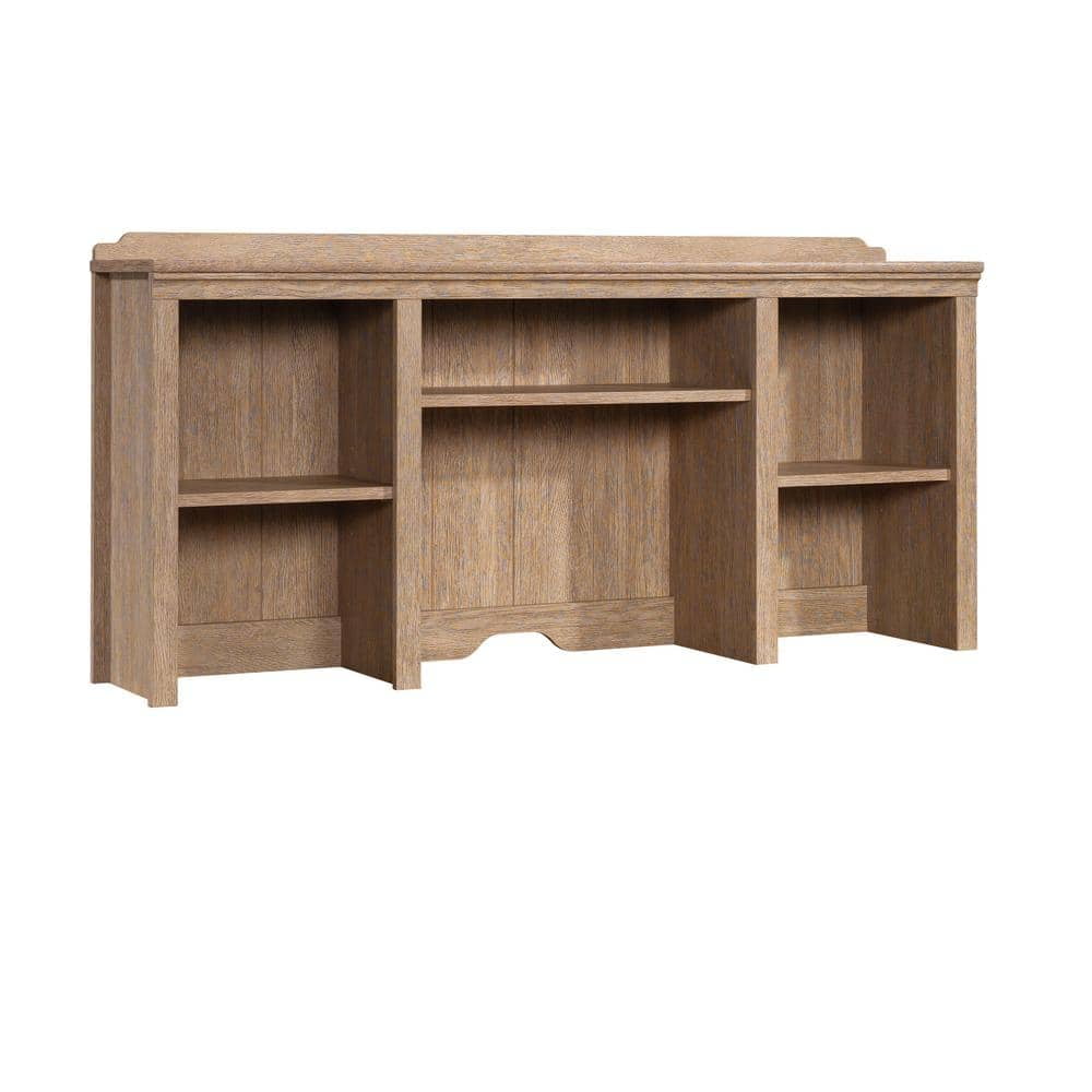 Rollingwood Brushed Oak Desk Hutch with Adjustable Shelves - Walmart.com