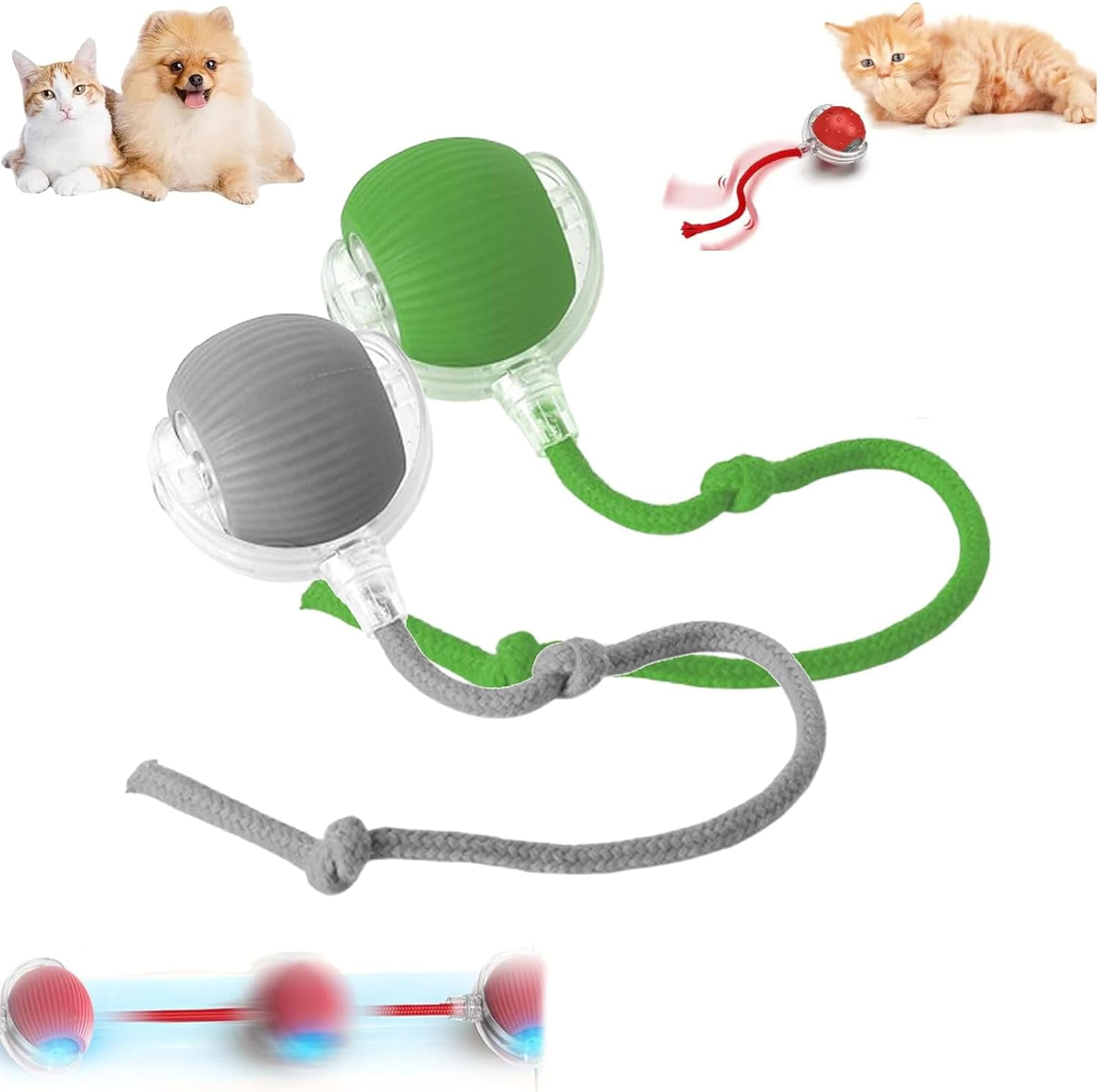 Rollipet Cat Toy, Rollie Pet Cat Toy, Rollipet Interactive Pet Toy ...