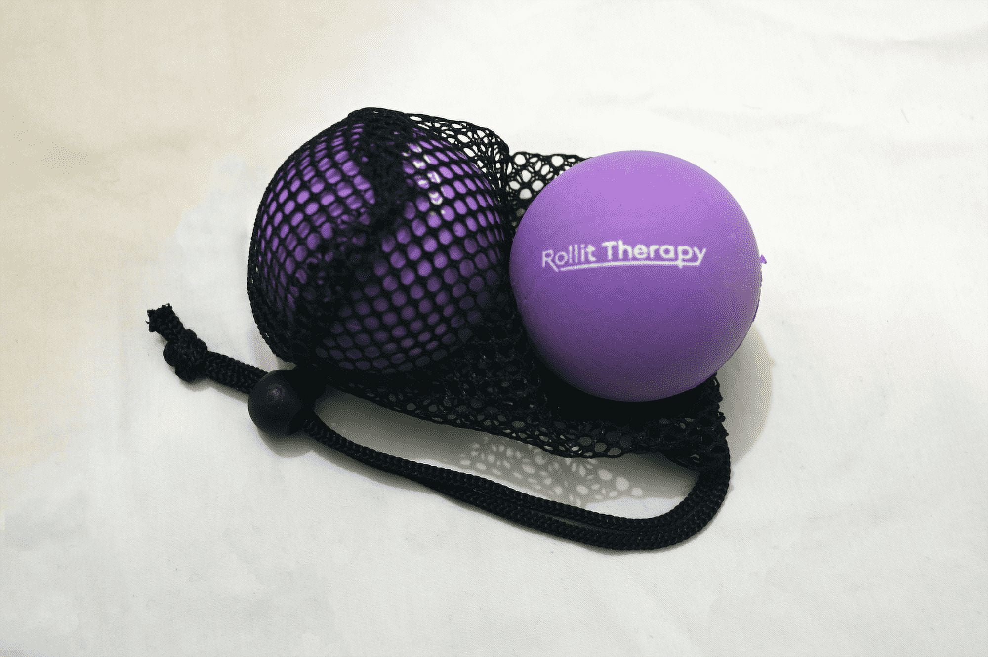 Rollit Therapy Pair of 2.5 inch (Brevis) Soft Rubber Massage Balls ...