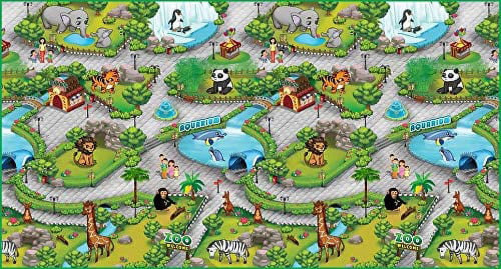 Rollmatz - Zoo 3D Large Playmat - 78in x 47in - Walmart.com
