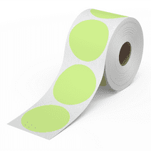 Rollo Circle Thermal Labels 2"x2" - Roll of 1,000 Round Direct Thermal ...