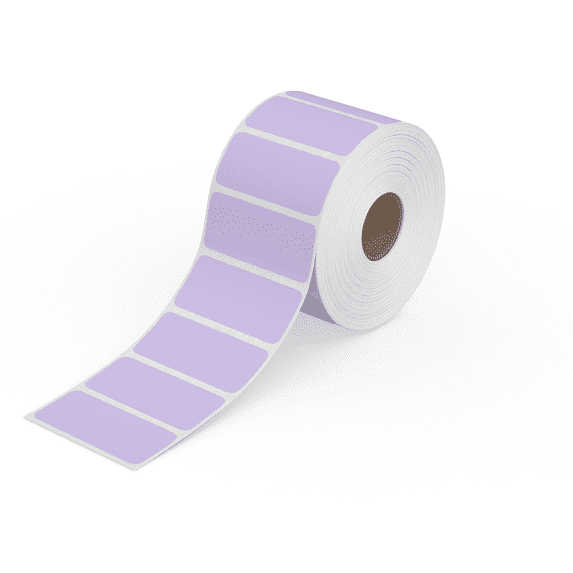 Rollo Direct Thermal 2x1 Sticker Labels (Roll of 1,000 Purple Labels ...