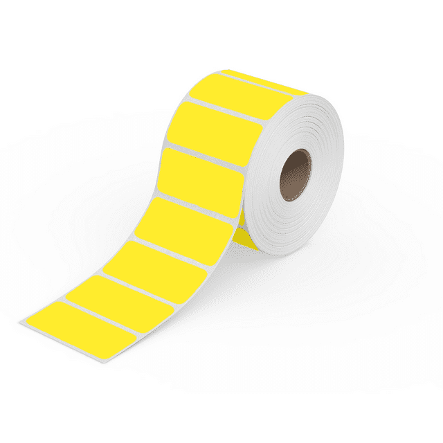 Rollo Direct Thermal 2x1 Sticker Labels (Roll of 1,000 Yellow Labels ...
