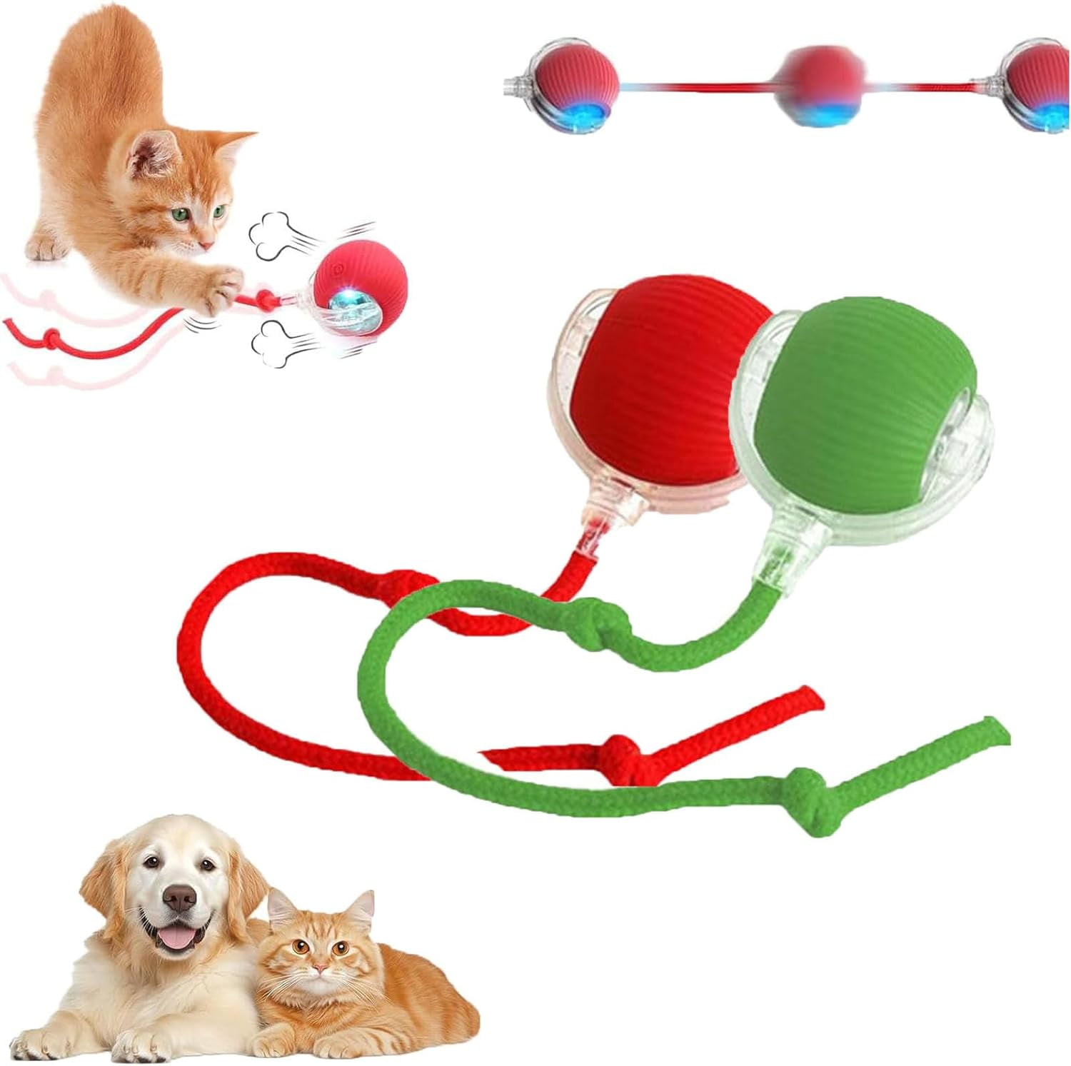 Rollraptor Interactive Pet Toy Ball, Rollraptor Automatic Dog Walker ...