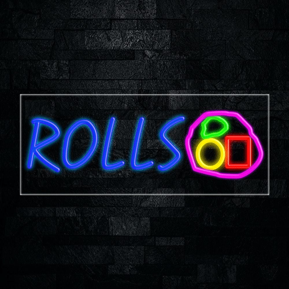 Rolls-LED Neon Sign 30"L x 12"H #30617 - Walmart.com