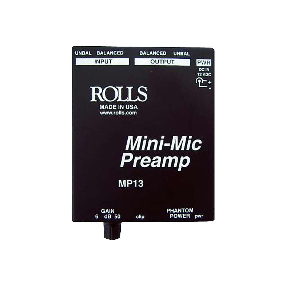 Rolls MP13 Mini-Mic Preamp - Walmart.com
