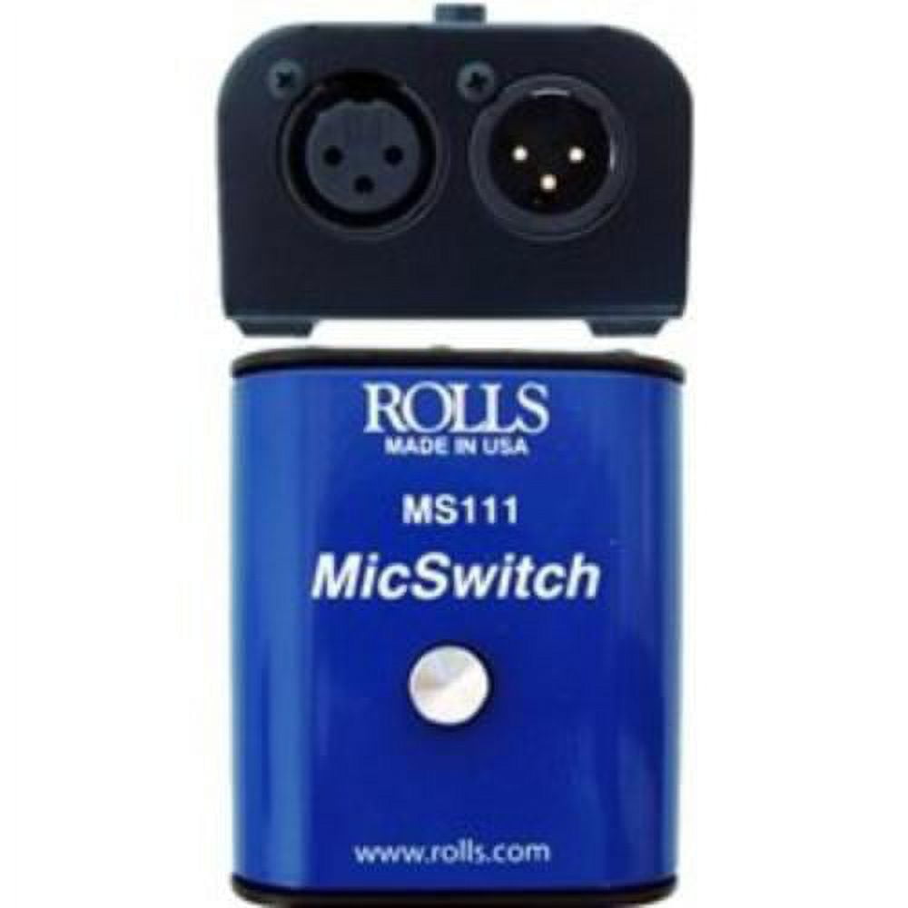 Rolls MS111 Mic Switch - Latching or Momentary Microphone Mute Switch ...