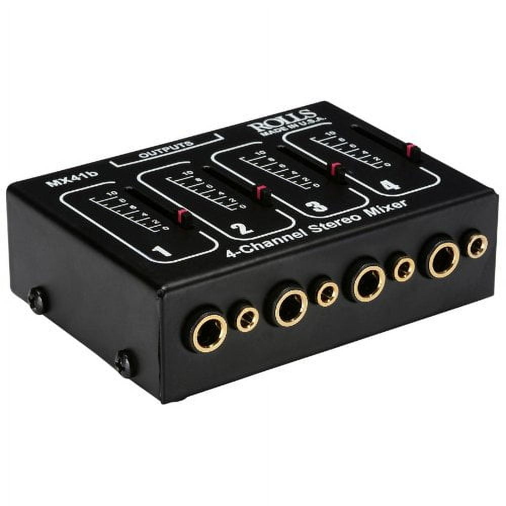 Rolls MX41b Four Channel Mixer - Walmart.com