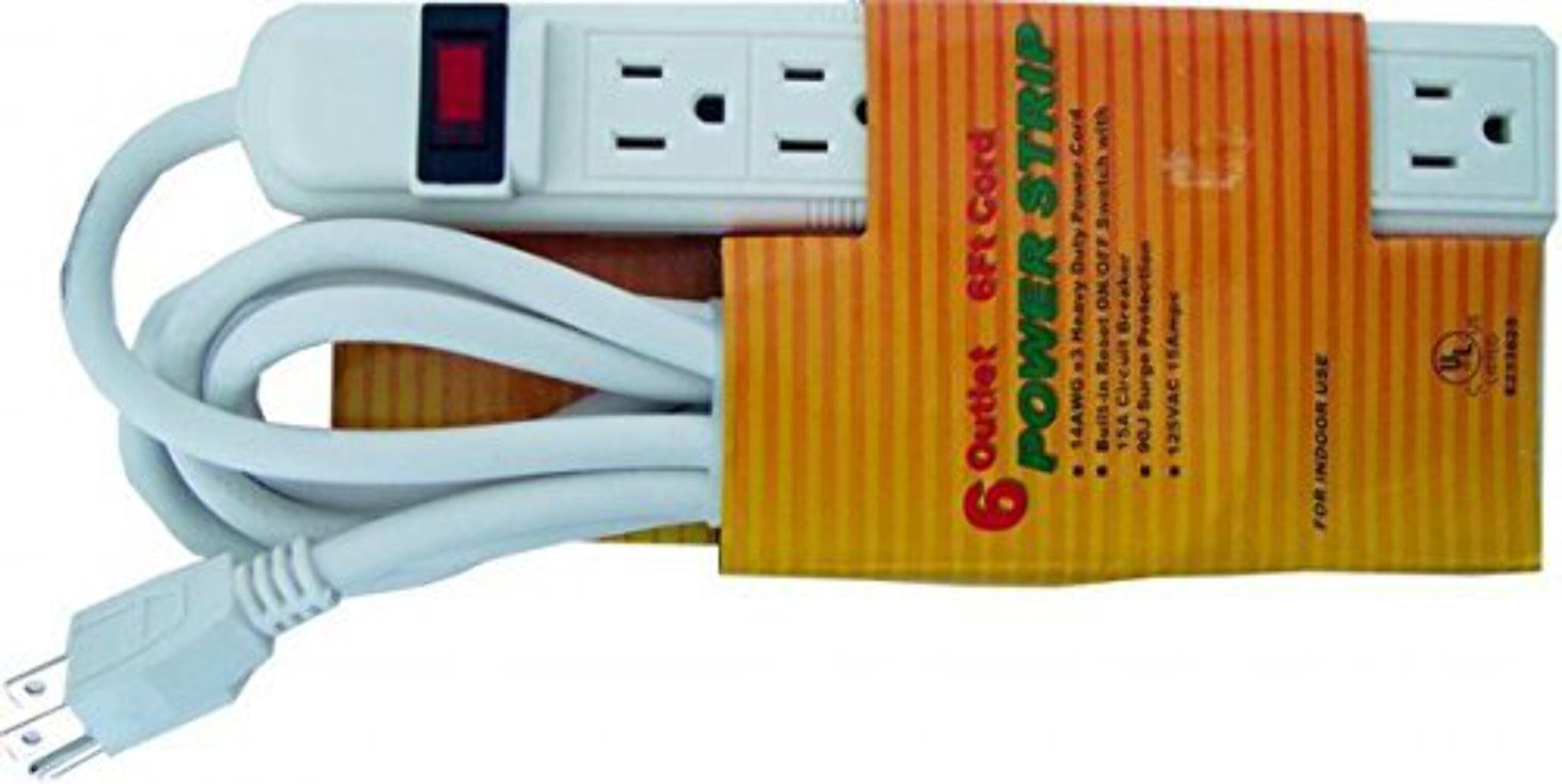 Rolls OS10 6 Outlet Surge Protector - Walmart Business Supplies