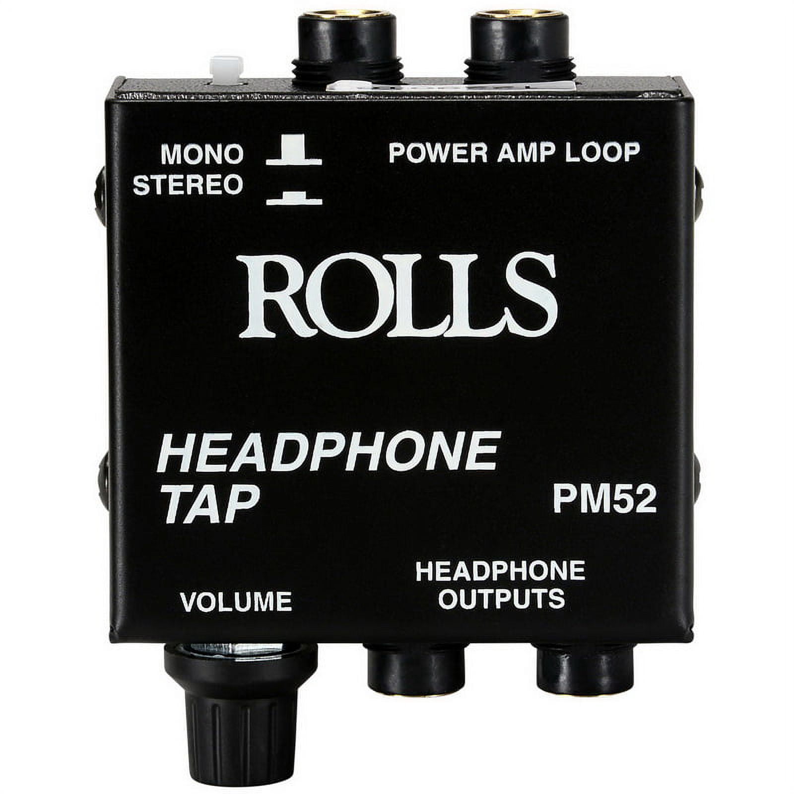 Rolls PM52 Passive Headphone Tap Monitor Level Converter - Walmart.com