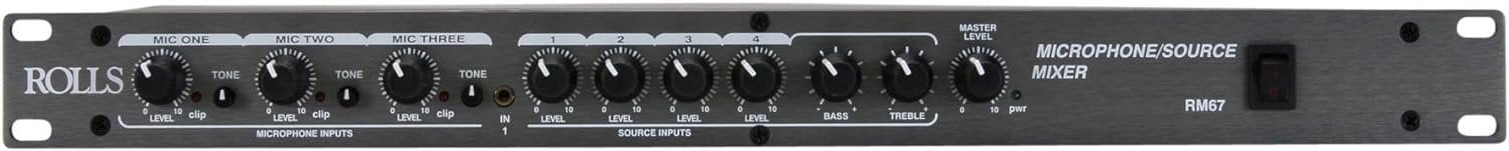 Rolls RM67 Mic/Source Mixer - Walmart.com
