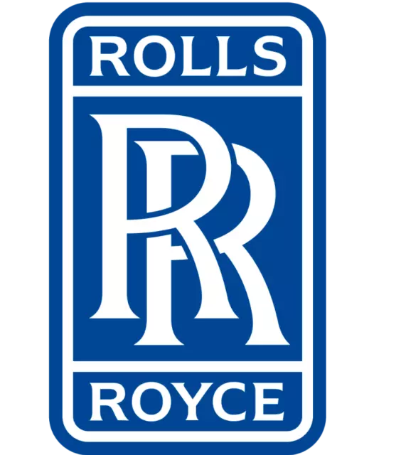 Rolls Royce Sticker Logo Emblem Phone Decal Water Bottle Stickers Car ...